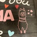 Sending You a Llama Love Bulletin Board Cutouts Decor - Etsy