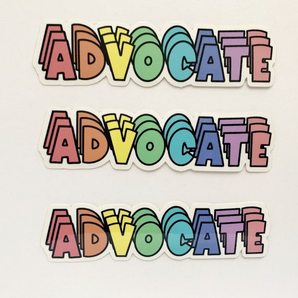 Advocate Stickers - Etsy