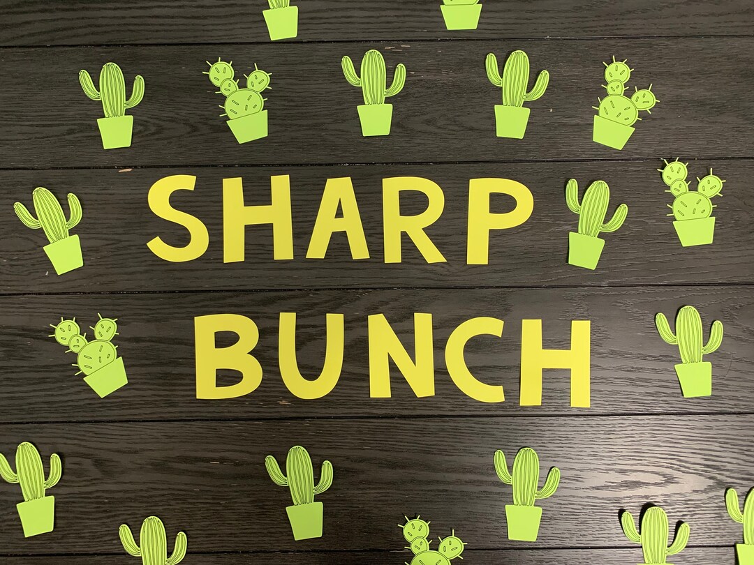 Sharp Bunch | Bulletin Board Cutouts Decor - Etsy