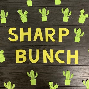 Sharp Bunch | Bulletin Board Cutouts Decor - Etsy