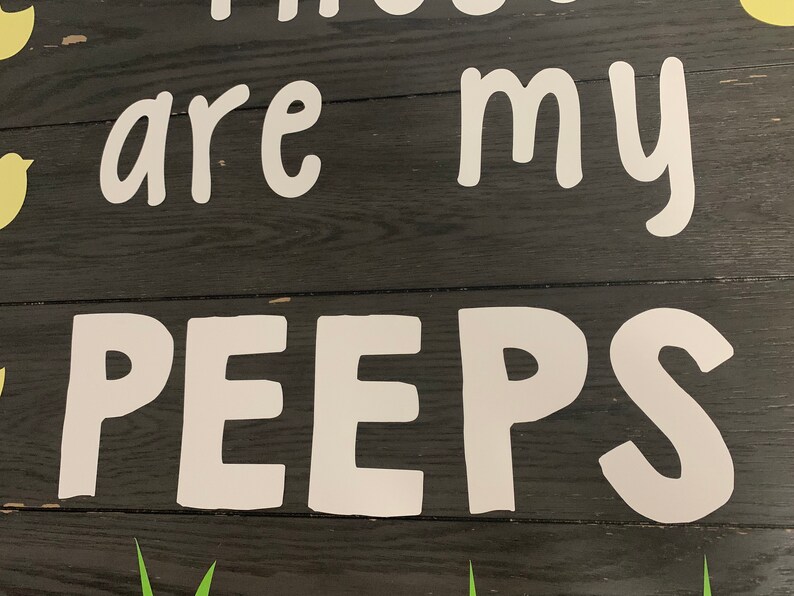 These Are My PEEPS Bulletin Board Cut Out | Etsy