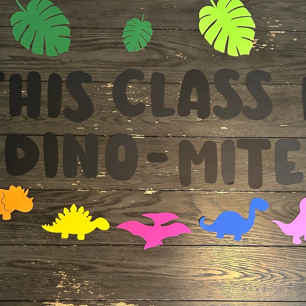 Dinosaur Bulletin Board - Etsy