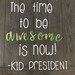 Be Awesome | Bulletin Board Cut Out - Etsy