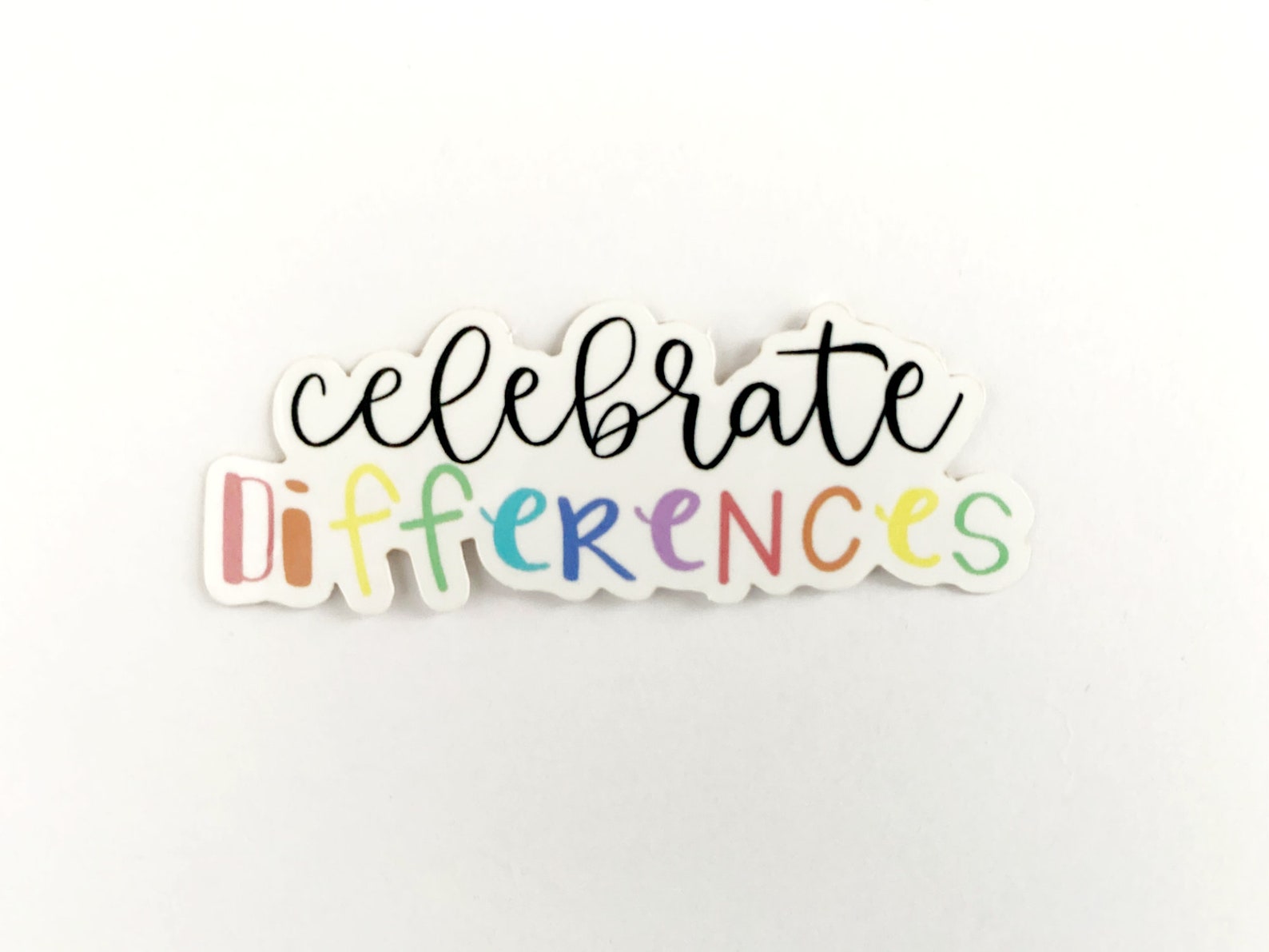 Celebrate Differences Sticker | Etsy