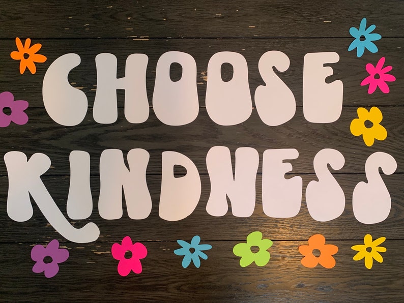 Choose Kindness | Bulletin Board Cutouts Decor - Etsy