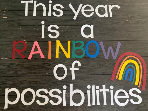 Rainbow Poster Board