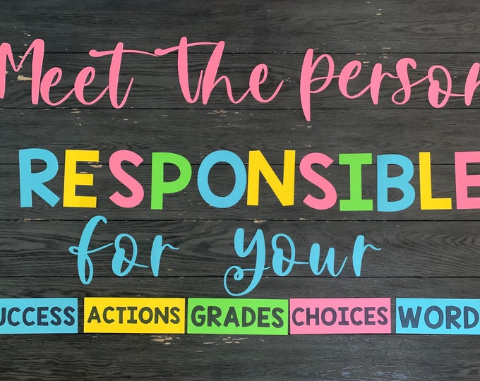 Meet the Person | Bulletin Board Cut Out - Etsy