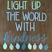 Light up the World With Kindness Bulletin Board Cut Out - Etsy
