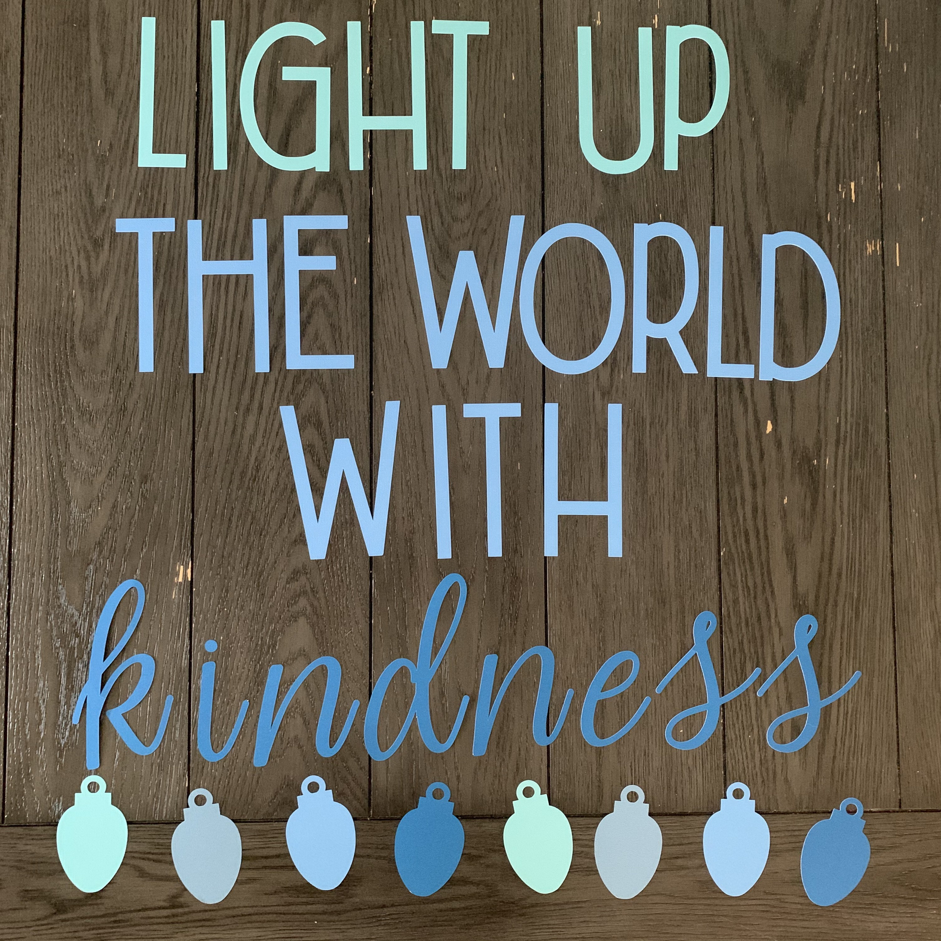 Light up the World With Kindness | Bulletin Board Cut Out - Etsy