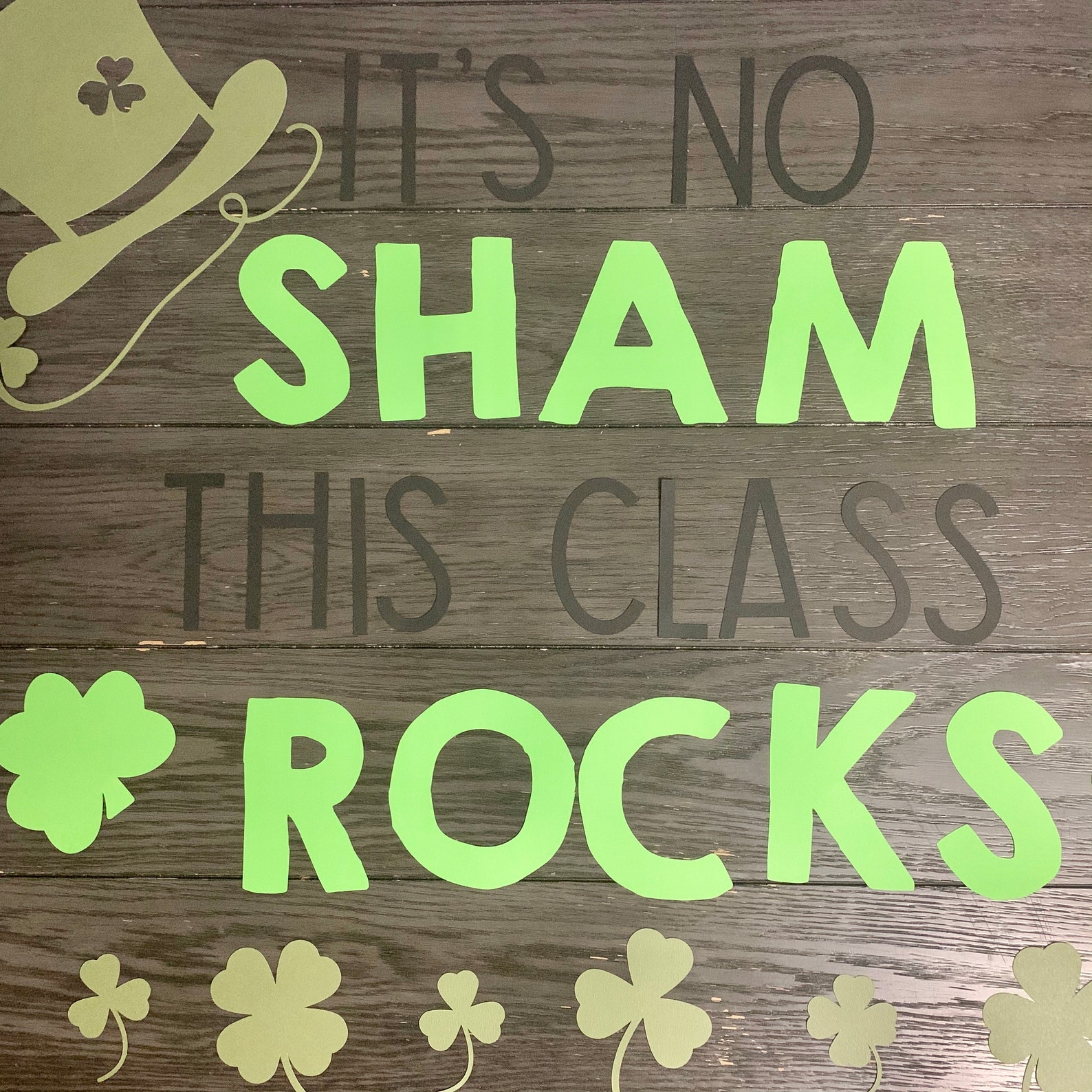 It's no SHAM this class ROCKS Bulletin Board Cut Out | Etsy