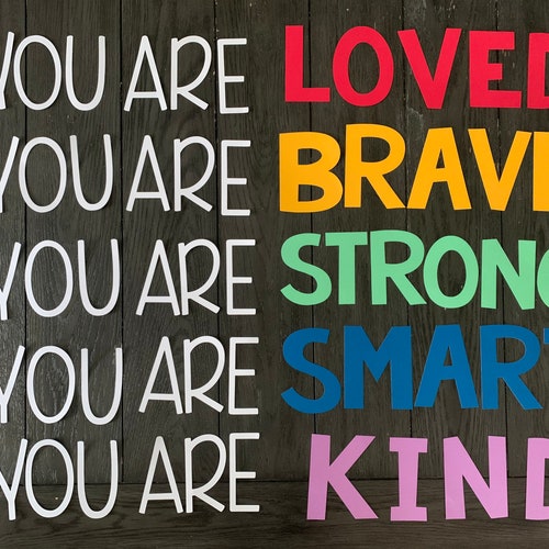 You Are Bulletin Board Cutouts Decor - Etsy