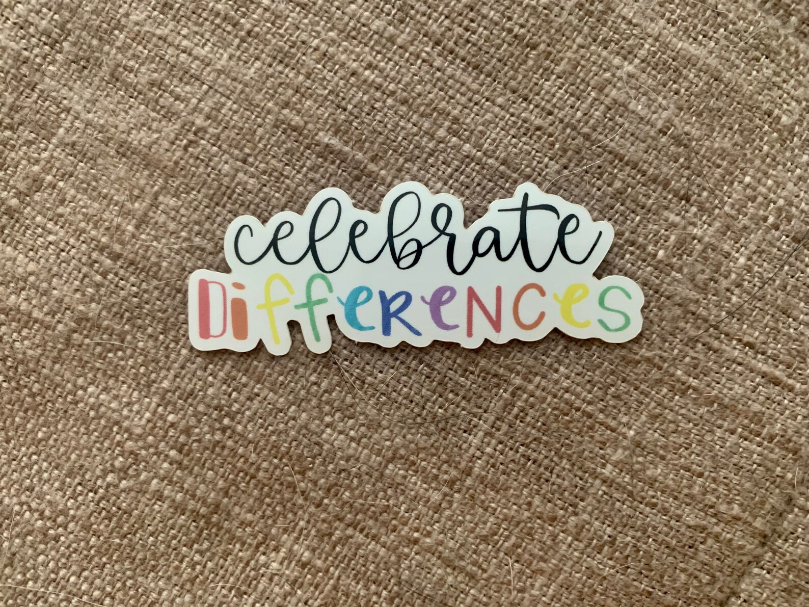 Celebrate Differences Sticker | Etsy
