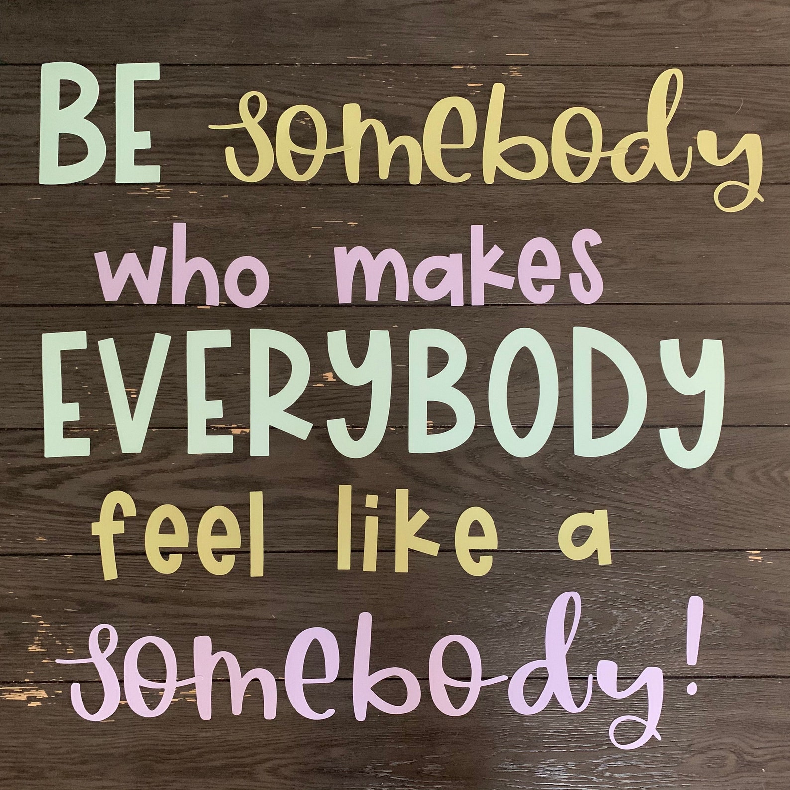 Be Somebody Bulletin Board Cut Out - Etsy