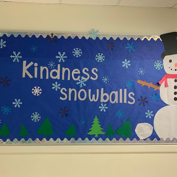 Winter Bulletin Board - Etsy