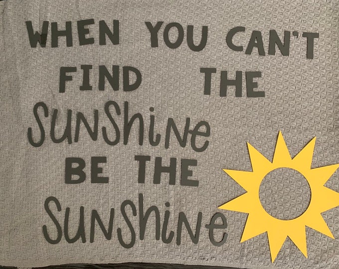 Be the Sunshine | Bulletin Board Cutout Decor - Etsy
