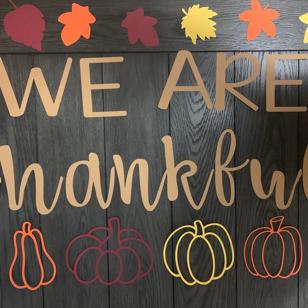 Thankful Bulletin Boards - Etsy