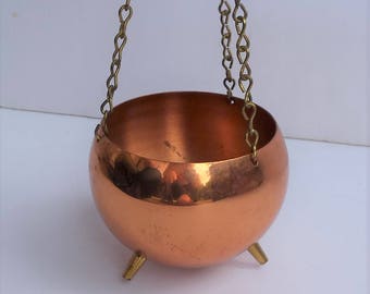 Hanging copper pot | Etsy