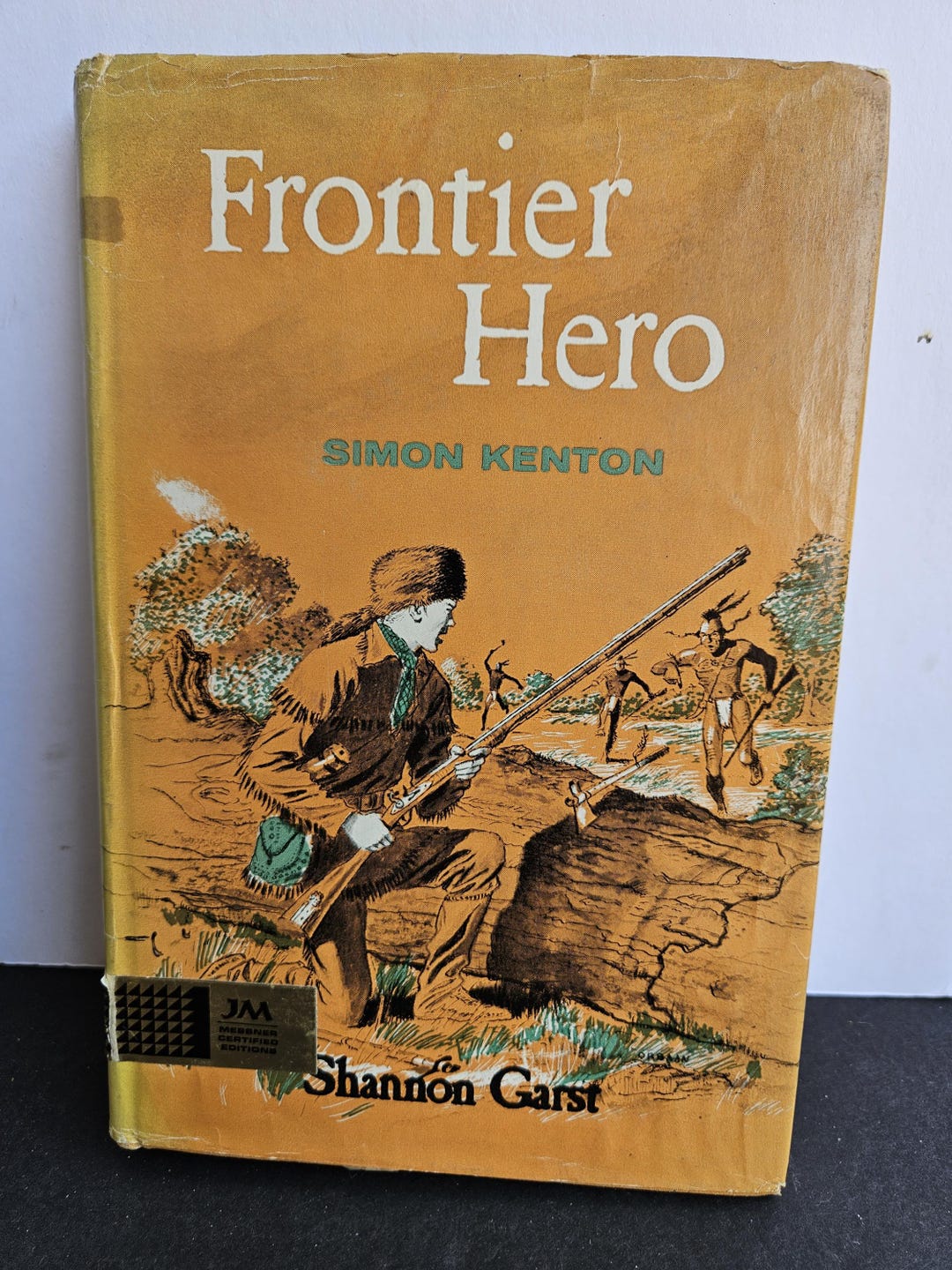Frontier Hero With Dust Jacket - Shannon Garst Cancelled School Library ...