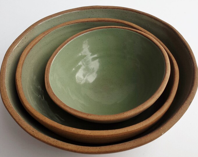 Bret Bortner Design Wabi Sabi Pottery Bowl Set - Etsy