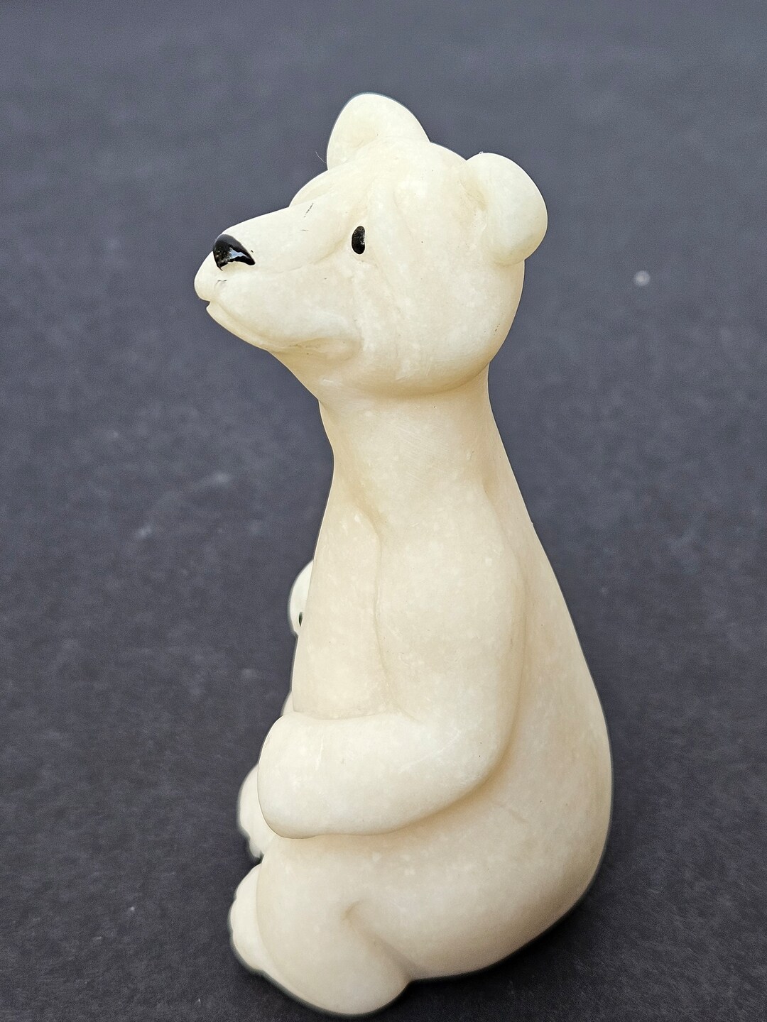 Quarry Critters Poncho Bear Figurine by Second Nature - Etsy