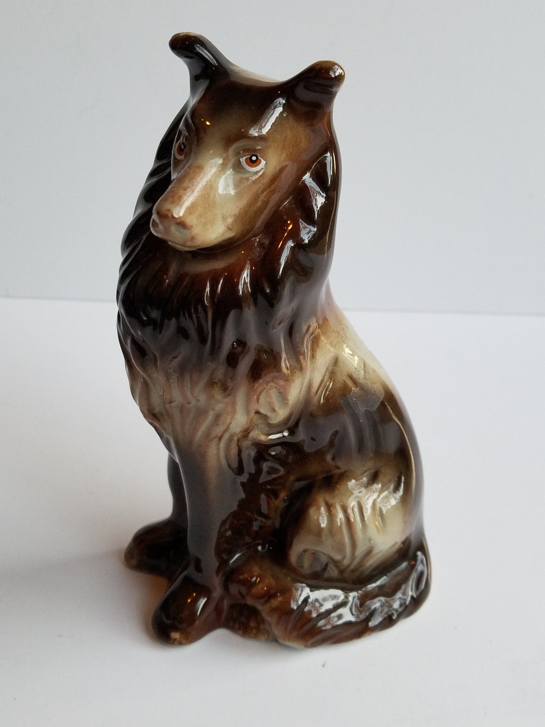 Ceramic Collie Figurine by Brazilian Handcrafted Collectibles - Etsy