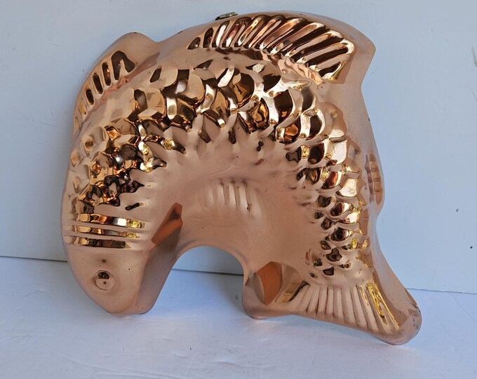 Copper Wall Mount Fish Shaped Food Mold - No Maker's Mark - Etsy