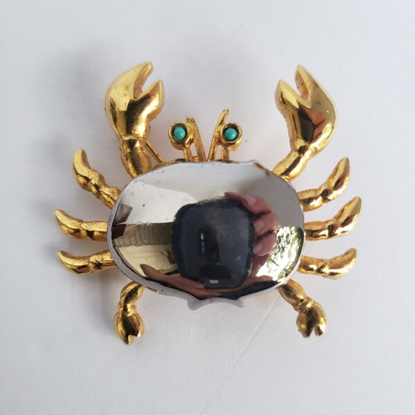 Crab Brooch - Etsy