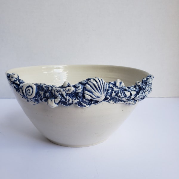 Pottery Shell Bowl - Etsy