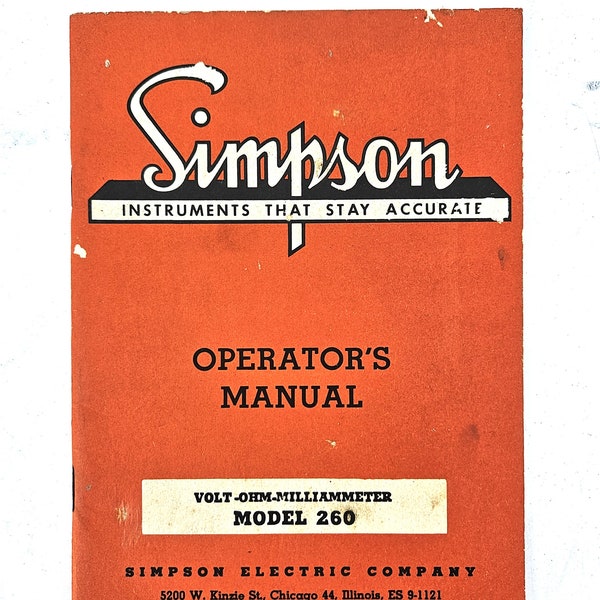 Simpson Manual - Etsy
