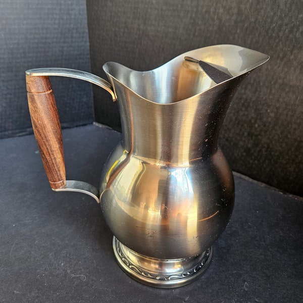 Wood Handle Pitcher - Etsy