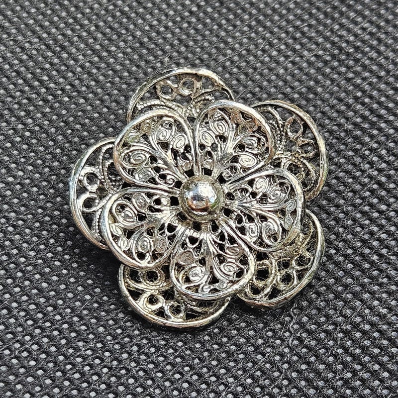 Filigree Brooch - Etsy