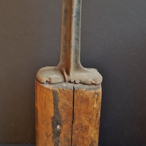 Vintage or Antique Shoe Anvil, Old Wood Stand With 3 Iron Shoe Forms - Etsy