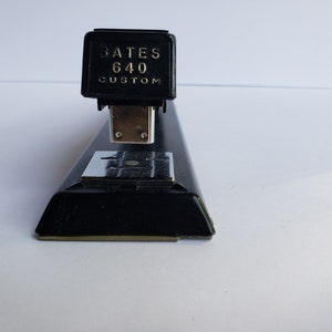 Vintage Bates 640 Custom Manual Stapler With Wood Tone Detail - Etsy Canada