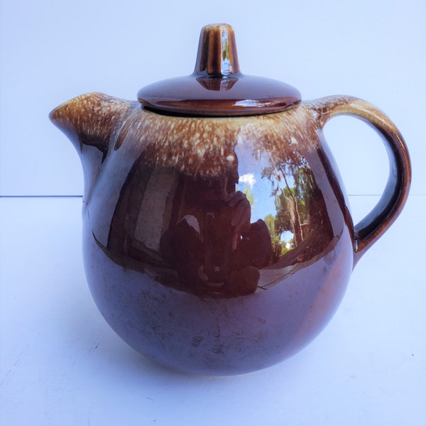 Brown Drip Pottery - Etsy