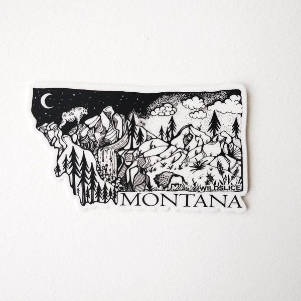 Montana Sticker - Etsy