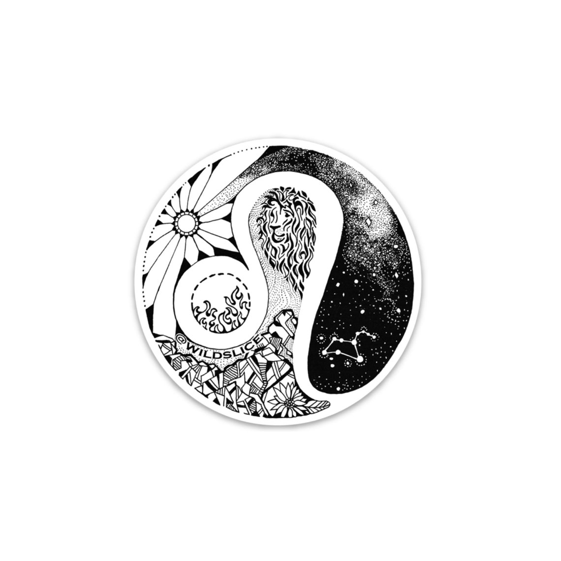 Leo Zodiac Stickers 3" Vinyl Weatherproof and Durable - Etsy