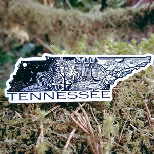 Tennessee, USA Stickers! 4" Weatherproof and Durable. Great for Car ...