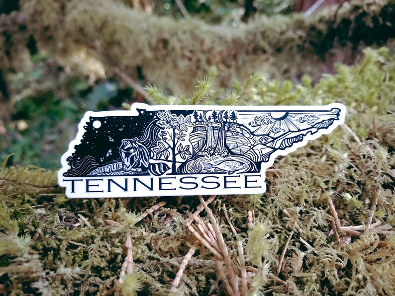 Tennessee, USA Stickers! 4" Weatherproof and Durable. Great for Car ...