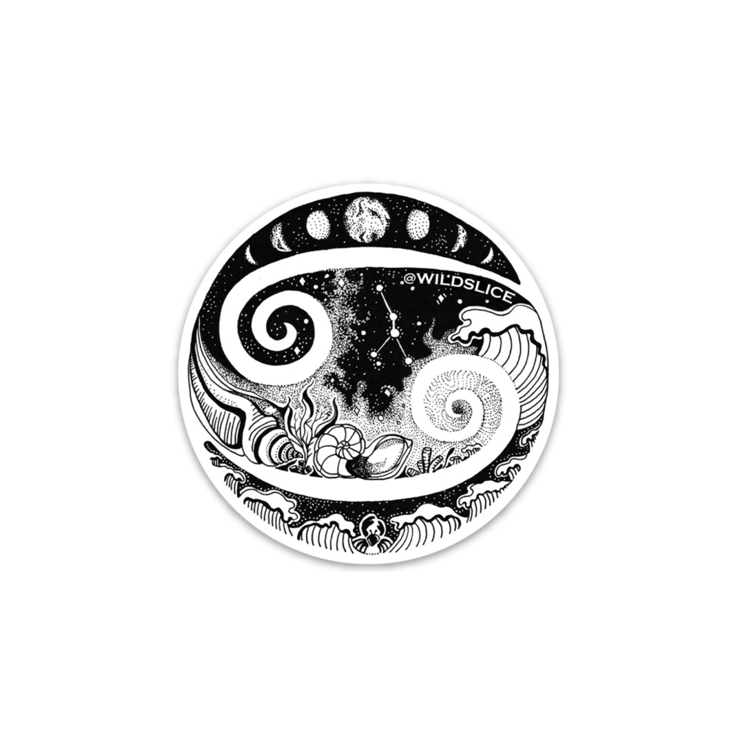 Cancer Zodiac Stickers 3" Vinyl Weatherproof and Durable - Etsy