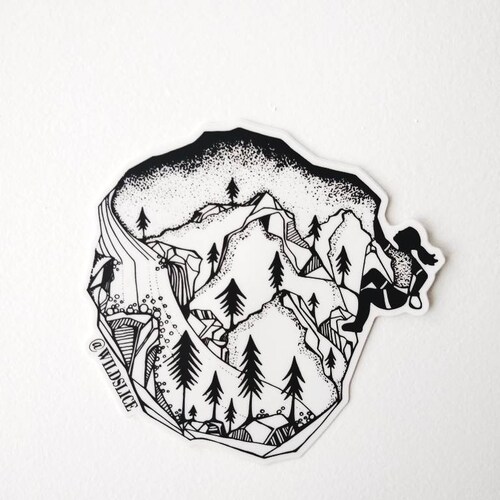 Rock Climber Girl Sticker 4 Weatherproof and Durable - Etsy
