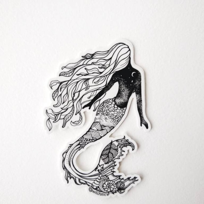 Mermaid Stickers - Etsy