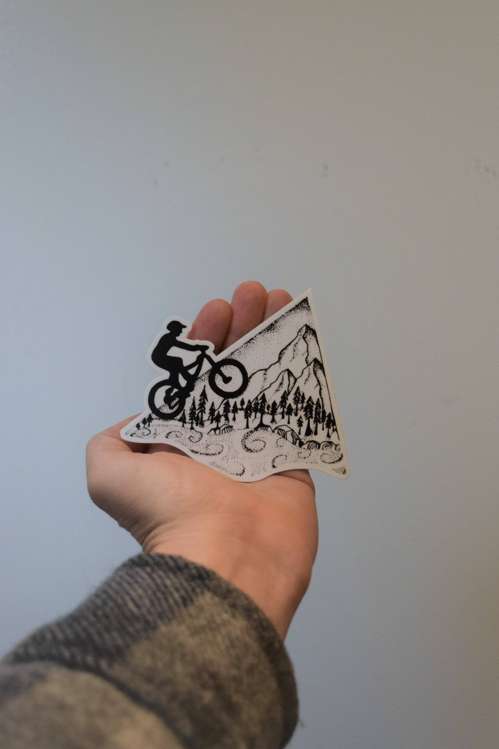 Mountain Biking Sticker 4" Weatherproof and Durable, Biking, MTB ...
