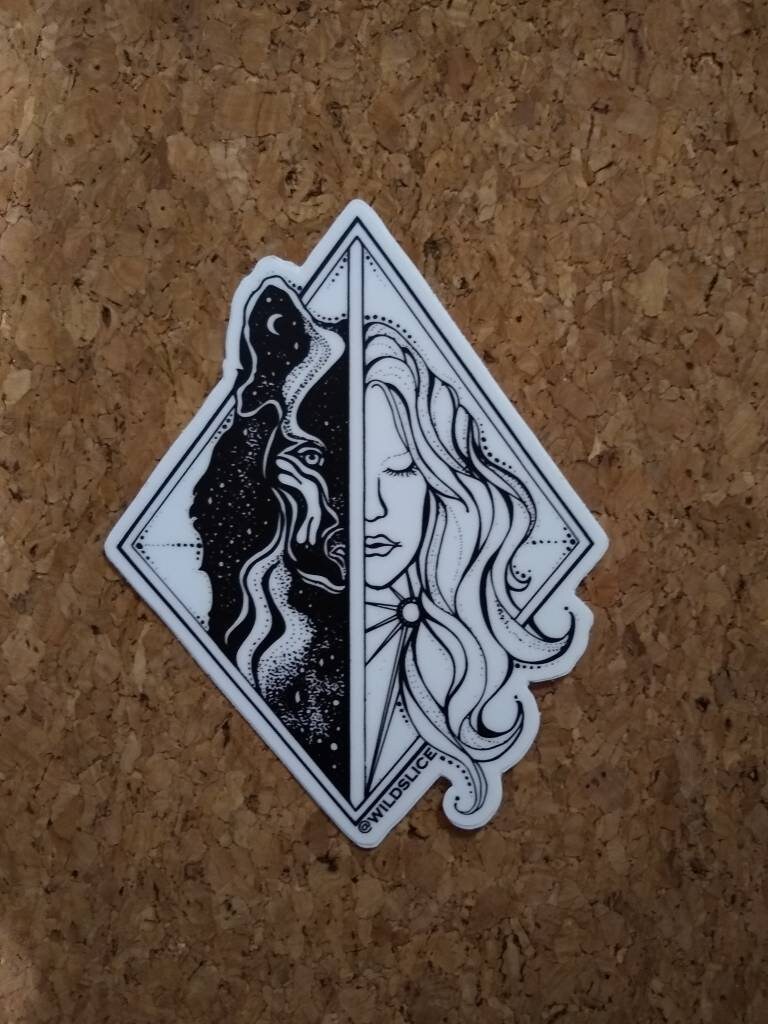 She Wolf 4 sticker Decal bumper sticker Laptop | Etsy