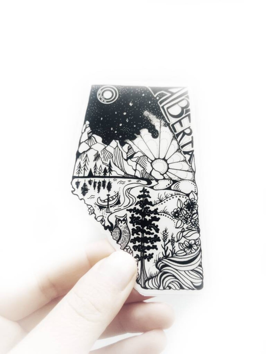 Alberta, Canada Stickers! 4" Weatherproof and Durable. Great for Car ...