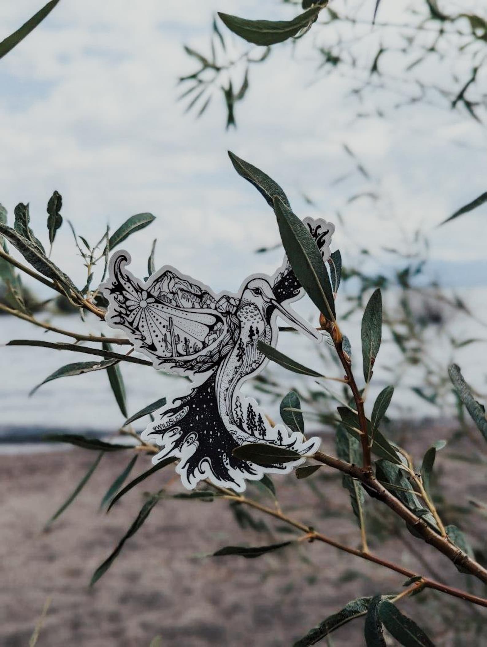 Hummingbird Phoenix Vinyl Sticker Weatherproof and Durable - Etsy