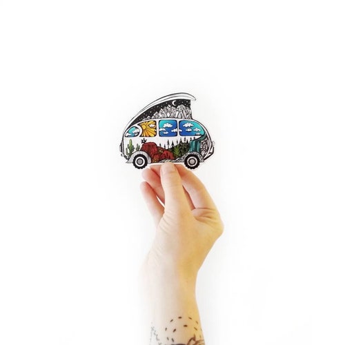 Adventure Van Stickers Limited Release. Camper Bus Vanlife - Etsy