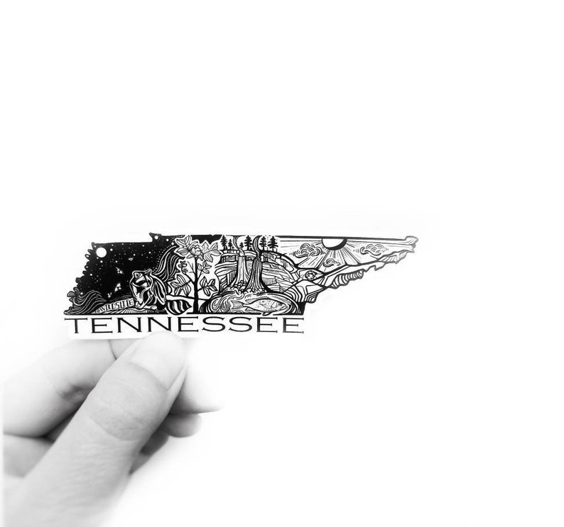 Tennessee, USA Stickers! 4" Weatherproof and Durable. Great for Car ...
