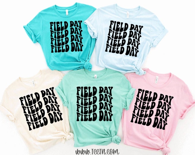 School Field Day Fun Tie Dye Field Day Teacher Kids T-shirt, Teachers ...