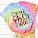9 is Fine Shirt With Heart Accents Girl's Birthday Tie Dye Solid Color ...