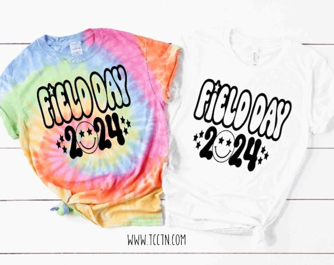 School Field Day Fun Tie Dye Field Day Teacher Kids T-shirt, Teachers ...